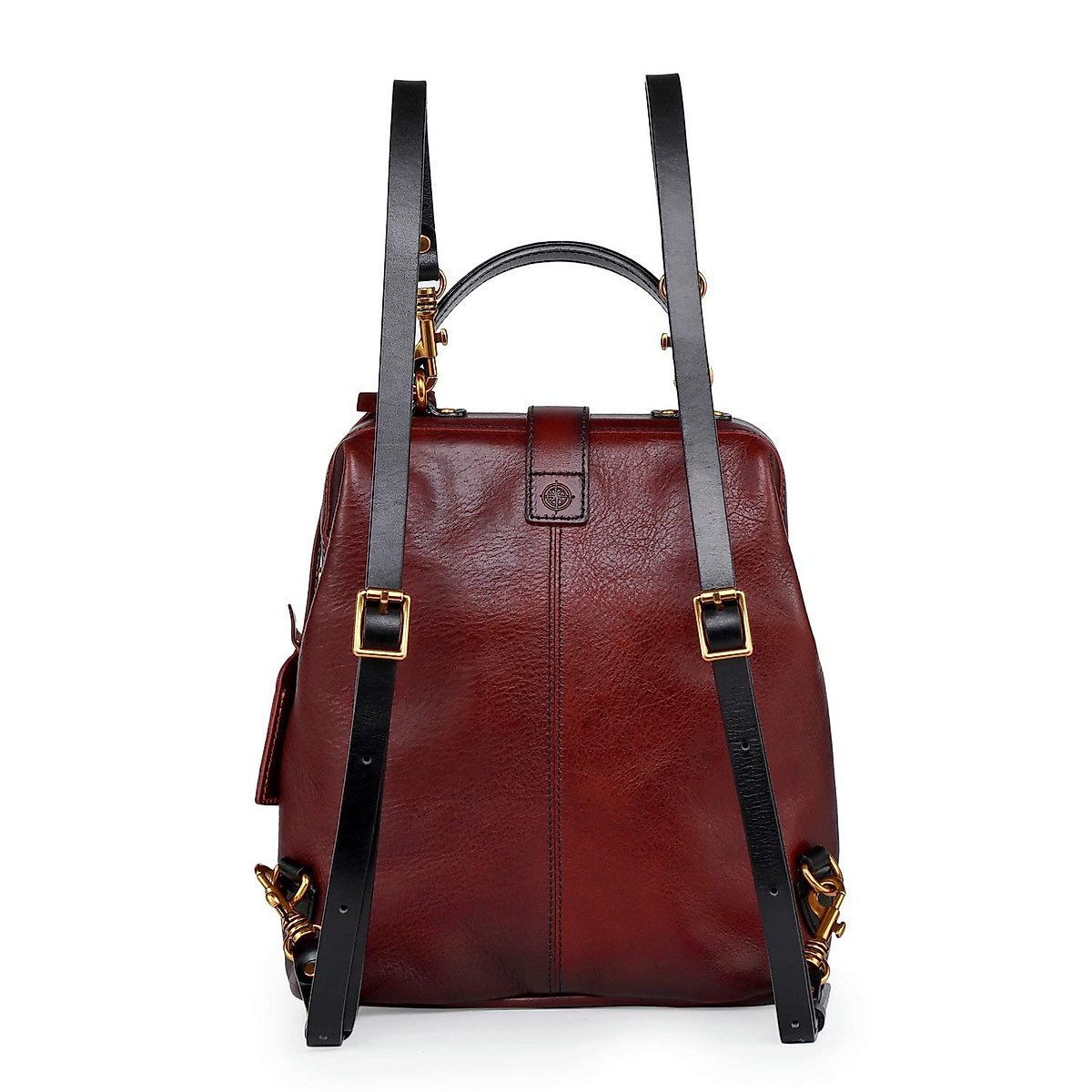 OLD TREND Genuine Leather Pamela Backpack (Burgundy Ombre)