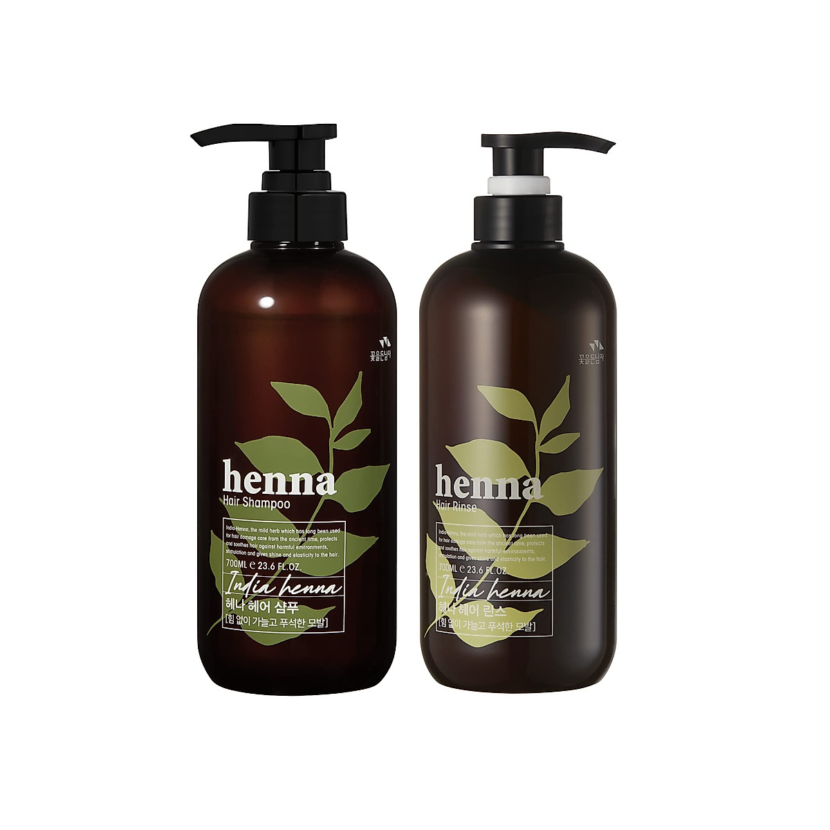 HENNA HAIR SHAMPOO 700ml + RINSE 700ml