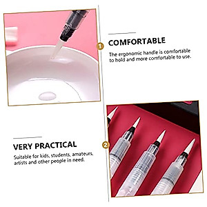 COHEALI 3pcs Writing Brush Artist Paint Brush Water Coloring Pen Artist Painting Brush Paint Brush Kit Mixology Kit Hand Painting Brush Large Capacity Water Pens Water Storage Pens Acrylic