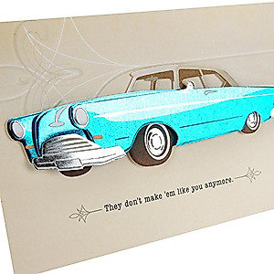 Hallmark Signature Father's Day Card (Vintage Classic Car, Don't Make 'Em Like You Anymore), (599FFW9632)