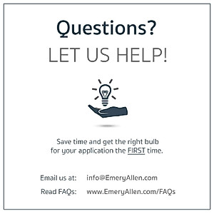 EmeryAllen EA-GY6.35-4.0W-001-279F Dimmable Miniature Bi-Pin Base LED Light Bulb, 12V AC/DC-4Watt (50W Equivalent) 425 Lumens, 2700K, 1 Pcs