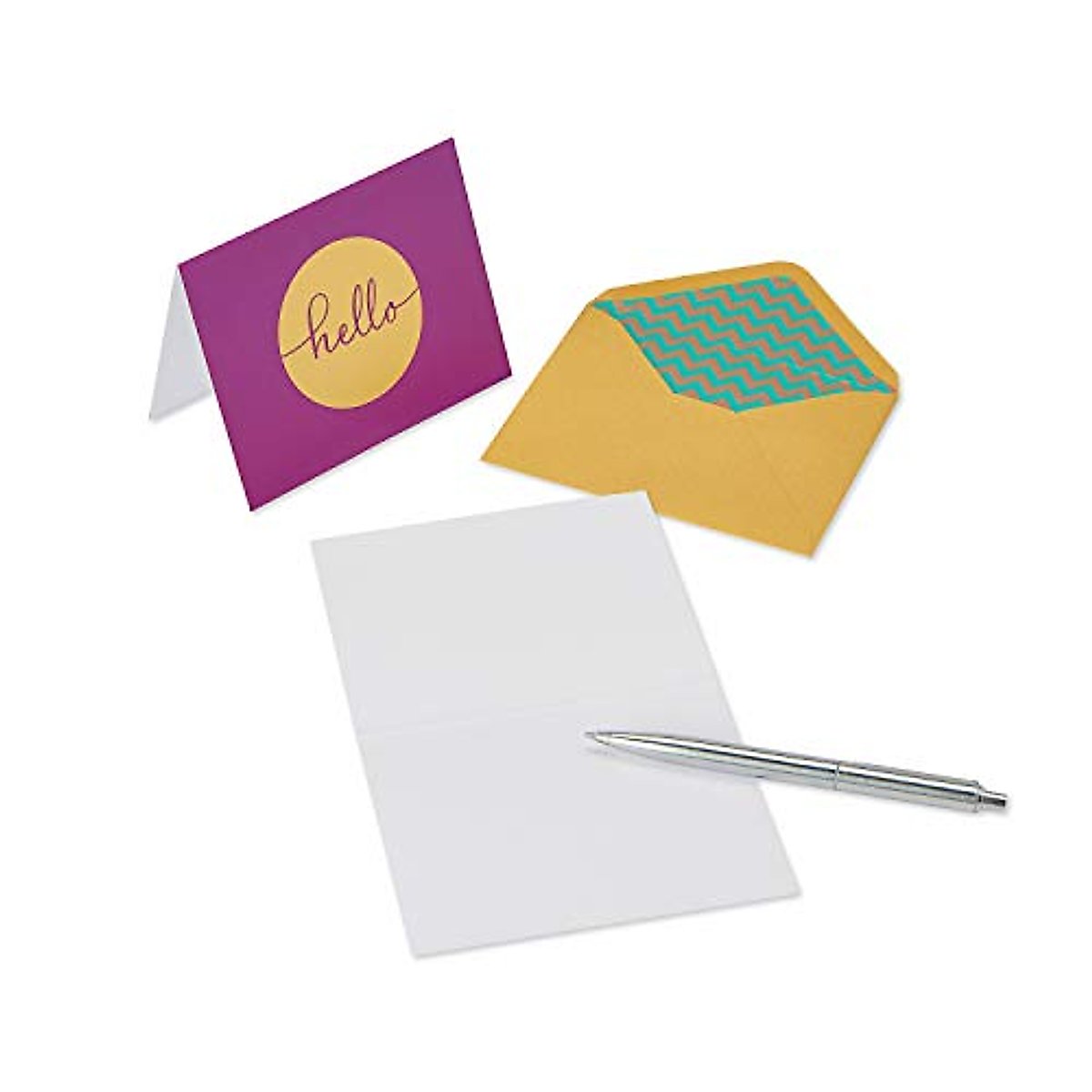 Papyrus Blank Cards with Envelopes, Hello (20-Count)