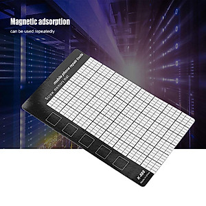 Magnetic Screw Pad,Universal Multifunctional Magnetic Mat,Grid Design Magnetic Mat With Note Box,For Absorb Screw,Mark The Position Of The Screw And Organize Parts