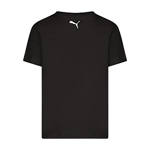 PUMA Boys' No. 1 Logo T-Shirt, Black, Medium