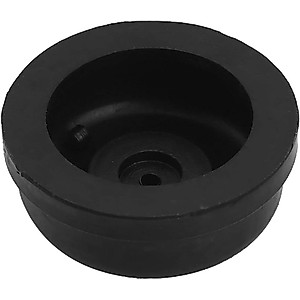 6Pcs Black EPDM Rubber Oxygen Pump Replacement Parts for Aquarium Fishing Oxygen Pump Aquarium Diaphragm Silicone Cup Parts Reolacements Fish and Aquatic Pets, Pet Supplies