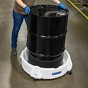 New Pig Drum Dolly | Poly Spill Drum Dolly | for 5 to 55 gal Drums | DRM786