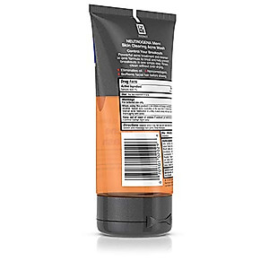 Neutrogena Men Skin Clearing Daily Acne Face Wash with Salicylic Acid Acne Treatment, Non-Comedogenic Facial Cleanser to Treat & Prevent Breakouts, 5.1 fl. oz