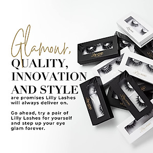 Lilly Lashes Power Liner (Black), 2 in 1 Eyeliner and Lash Adhesive, All Day & Waterproof Eyeliner, Smudgeproof Eyeliner & Natural Adhesive