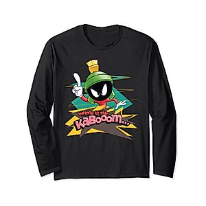 Looney Tunes Marvin the Martian Where is the Kaboom Long Sleeve T-Shirt