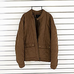 Front Facing Slatwall Hanger for Junior Size Clothing or Scarves and Belts (Quantity 2) (Black, 2)