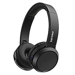 PHILIPS H4205 On-Ear Wireless Headphones with 32mm Drivers and BASS Boost on-Demand, Black