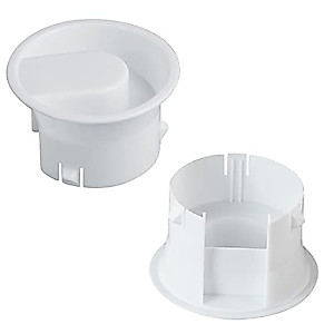 Water Pitcher Lids Glass Carafe Lids Covers Food Grade Plastic Dust Proof Splash Resistant Bottle Stoppers for Water Jug Glass Bistro Pitcher ,White /2 Pieces