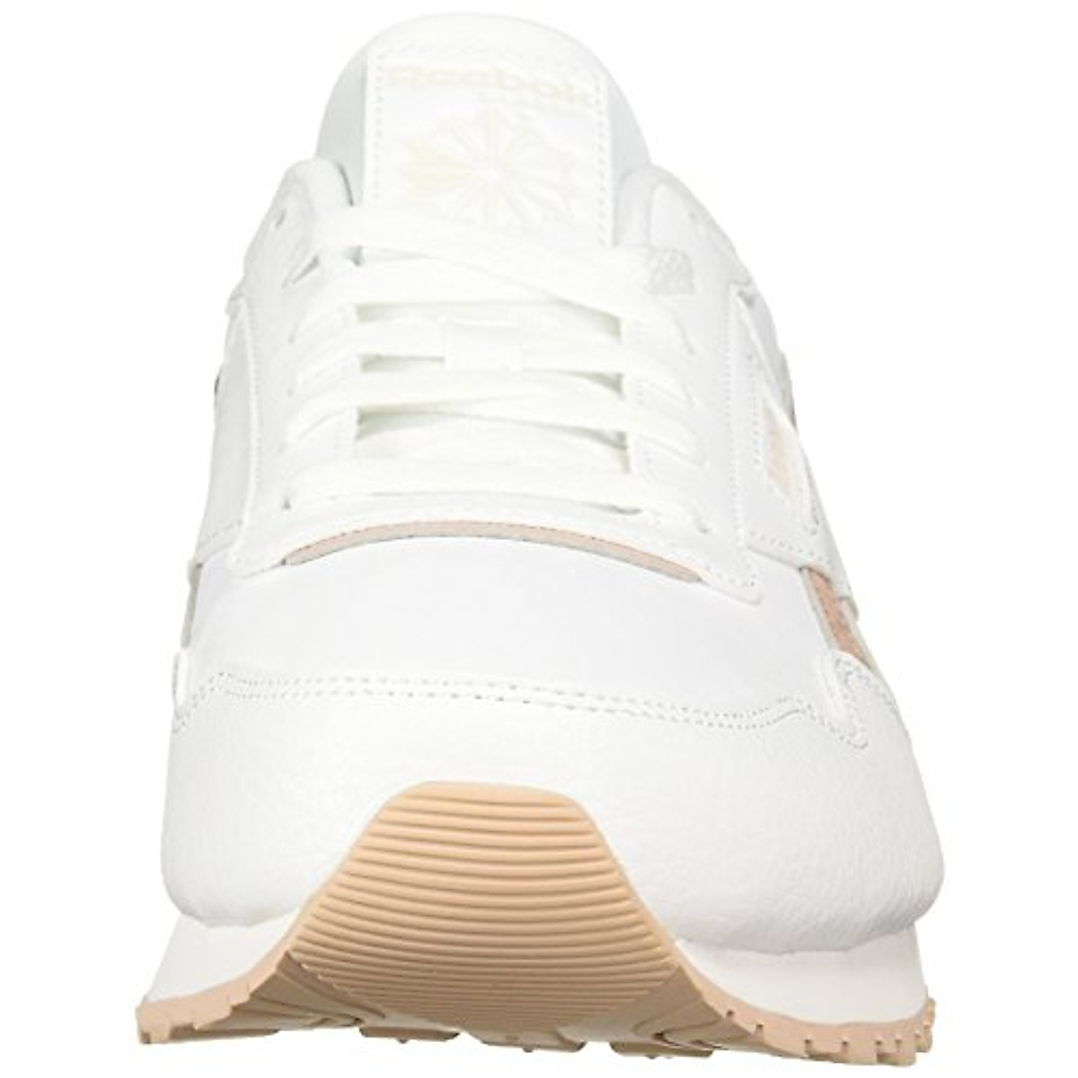 Reebok Women's Classic Harman Run Walking Shoe, White/Bare Beige/Pale, 10