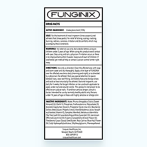 FUNGINIX Fungus Treatment - Toenail, Finger Fungus, and Foot Fungus Solution - Antifungal Spray - Made In the USA - Extra Strength (1 Bottle)