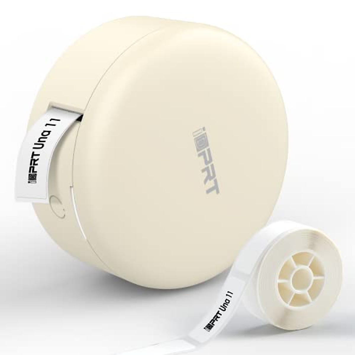 iDPRT 3" Bluetooth Label Maker SP320 & 1" Label Maker with Tape Una11 White