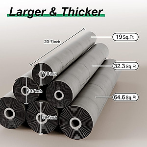 Guokller Peel-Stick-Vinyl-Floor-Tile, Self Adhesive Waterproof for Transfer Bathroom, Kitchen, Living Room, Bedroom-(Natural Grey Wood Grain) (23.7" x 197" (32.3 Sq.Ft), Natural Willow, 1)