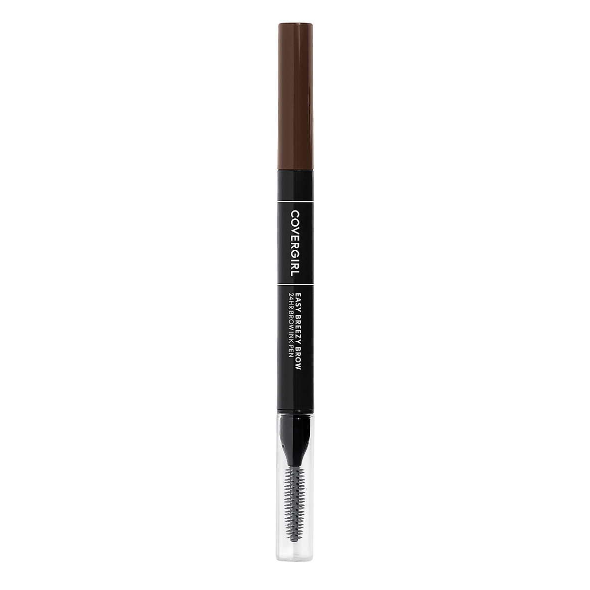 COVERGIRL - Easy Breezy Brow 24HR Brow Ink Pen™, dual applicator, ultra-precise felt-tip, spoolie comb, water-resistant, lightweight, 100% Cruelty-Free
