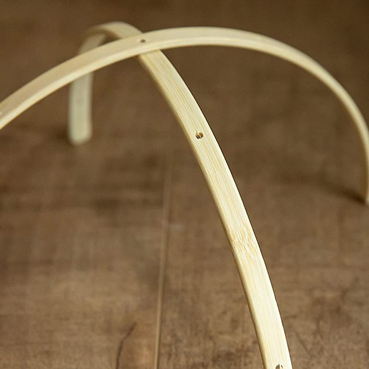 LOOGOOL DIY Baby Mobile Kit Natural Wood Bed Bell Wind Chime Baby Bedroom Ceiling Mobiles Toys Newborn Gift (Star)