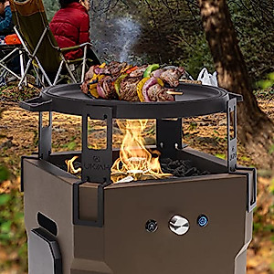 UKIAH Tailgater/Note Cook-Top Accessory - Ukiah, Black (TK-1008-GRD)