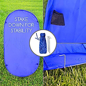 MYDEAL PRODUCTS Pop Up Dog Shelter Weather Resistant Doggy Tent for Shade and UV Sun Protection - Perfect for Yard, Camping, Beach and Outdoors!