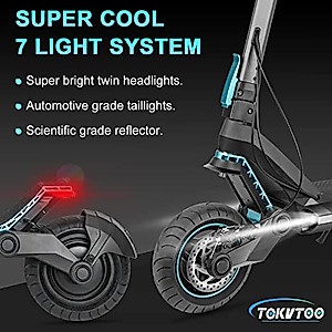Electric Scooter Adults 30 MPH, Powerful 1200W Motor Foldable Kick Scooter Up to 28-37 Miles, 10" Tires Sports Scooter Commuting Electric Scooter, Double Shock Absorption and LCD Touch Screen (Grey)
