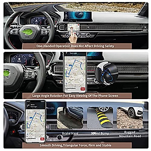 CLEC Magnetic Phone Holder fit for Honda Civic 2021 2022,Adjustable Vent Dashboard Cell Phone Holder fit for Car Phone Mount for iPhone Samsung Smartphone