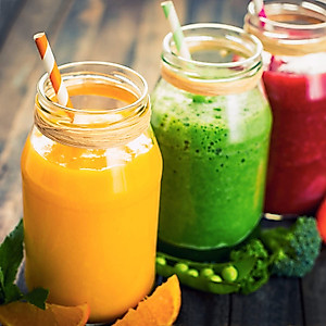 Accguan Mason Jars 16 oz With Regular Lids and Bands, Ideal for Jam, Honey, Wedding Favors, Shower Favors, DIY Magnetic Spice Jars, 12 PACK, 16 Labels Included