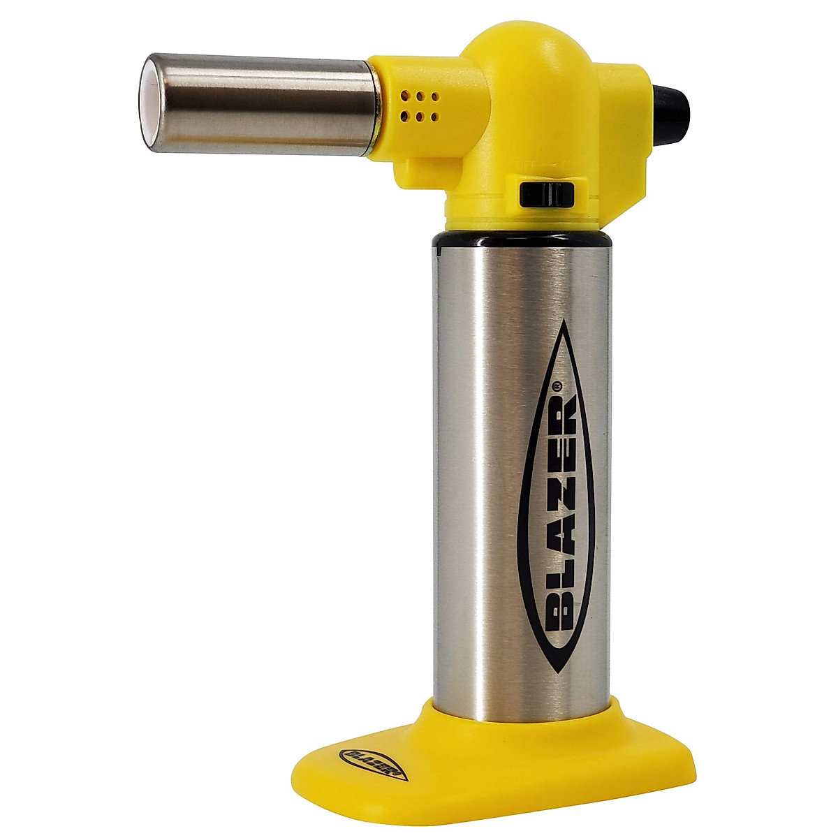 Blazer Big Buddy Torch - Stainless Steel with Yellow (2020)