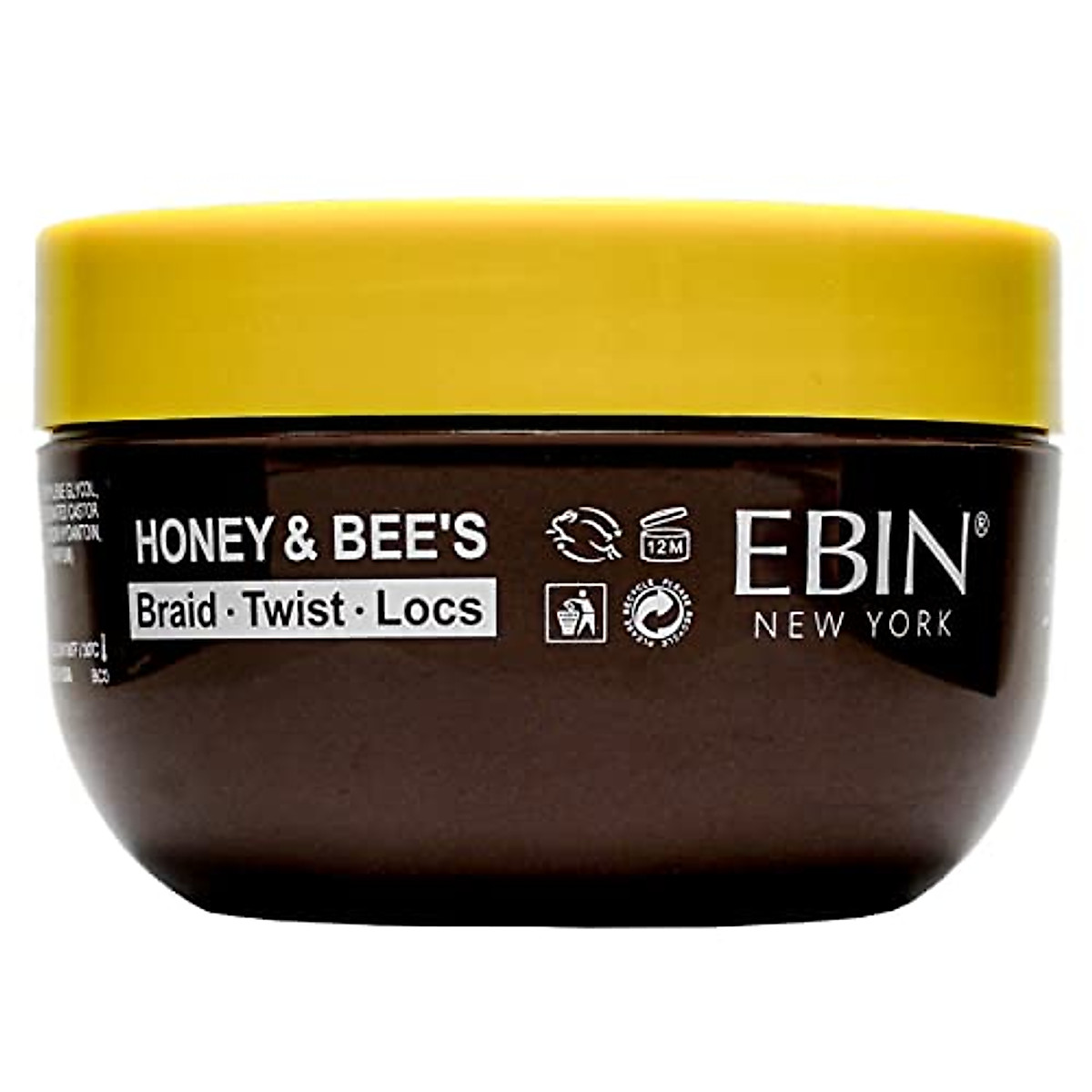 24 HOUR LOCK'N POMADE Braid Formula, Honey & Bee’s, 8.25 Oz | Great for Braiding, Twisting, Edges, No Residue, No Flaking, Extreme Firm Hold, High Shine, Honey Scented