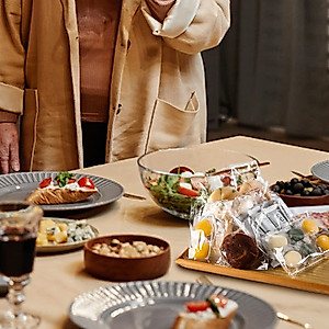 MoloTAR || 200 Pcs 5''x 7'' Clear Resealable Cello/Cellophane Good for Bakery,Adhesive Treat, Candle, Soap, Cookie Poly Bags