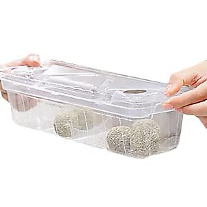 VARLNALY Pull-Out Non-Electric Automatic Cat Litter Box Replacement Trash Box 24PCS