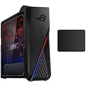 ASUS ROG Premium Gaming Desktop | 11th Gen Intel Core i7-11700F | 32GB RAM | 1TB SSD +1TB HDD | NVIDIA GeForce RTX 3070 | Black | Windows 10 | with Mouse Pad Bundle