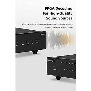 Ladder Schumann DAC HiFi USB DSP Coaxial Opt AES Resolution Audio Decoder