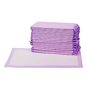 Amazon Basics - Cat Litter Pads, 1 Size Fits Most Litter Boxes, 20 Count, Fresh Scent, PE Film, Odor Control, Easy Cleanup, Purple