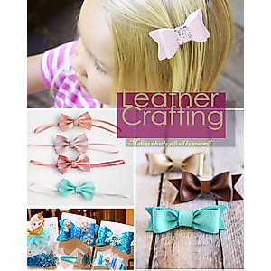 Caxilee Faux Leather Sheets for Craft One Roll Soft Textured Surface Solid Leather Fabric Sheets 12" x 53” (30cm x 135cm) Inch Large Size for Leather Earrings Bows Wallets DIY Projects (White)