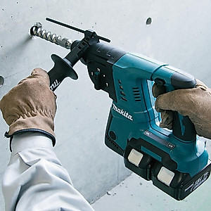 Makita Battery Rotary Hammer For Sds-Plus 2 X 18V Without Battery And Charger Dhr263Z
