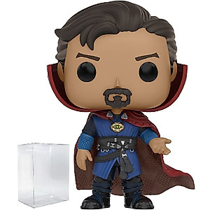 POP Marvel: Doctor Strange - Dr. Strange Funko Pop! Vinyl Figure (Bundled with Compatible Pop Box Protector Case), Multicolor, 3.75 inches