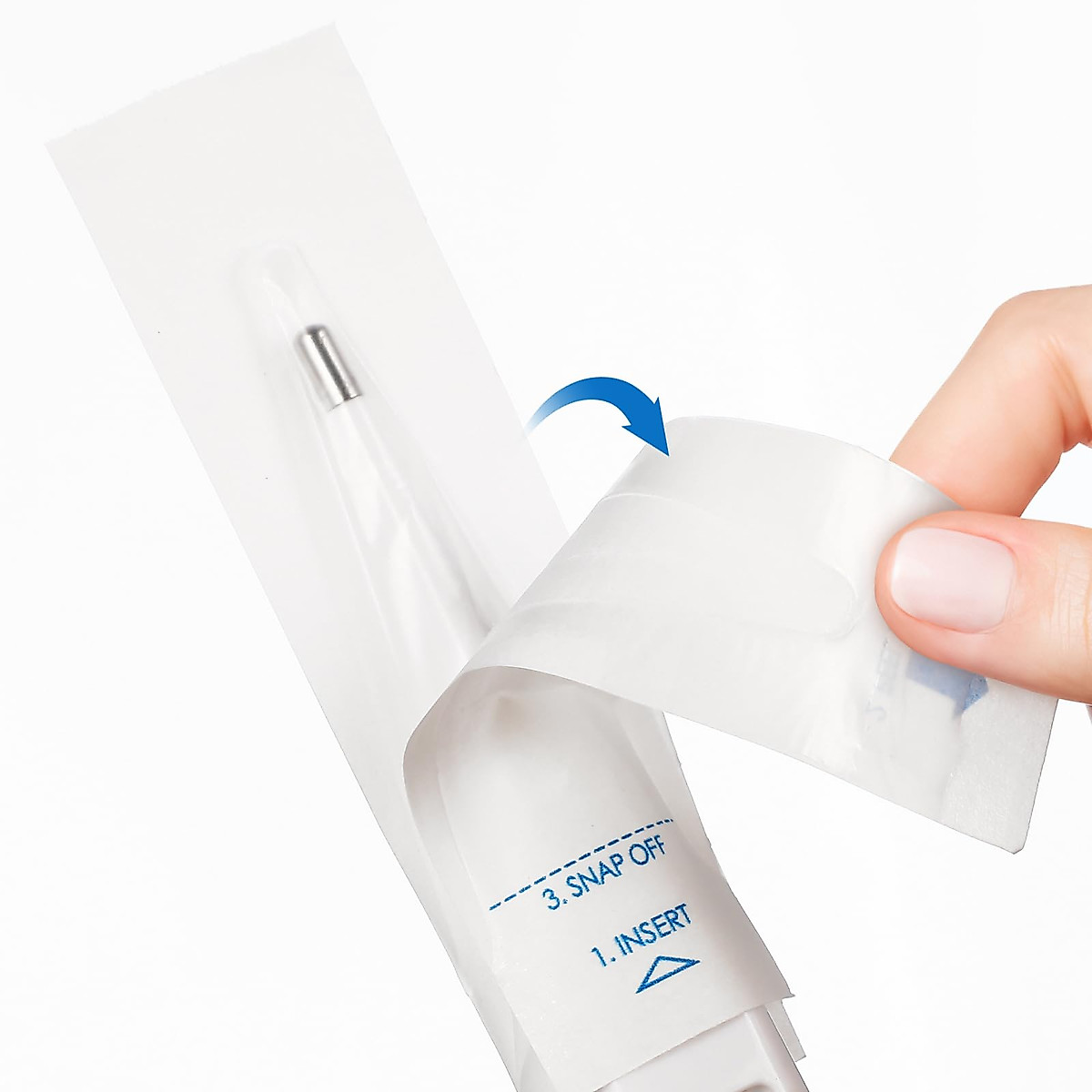 200pcs Covers Disposable Thermometers Sleeves Digital Covers Sleeves for Oral Armpit Rectal Electric