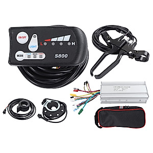 Alomejor Electric Conversion Kit DC 36V 48V 35A Controller S800 Display Panel for 1500W Motor Electric Scooters