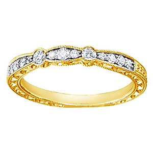 White Natural Diamond Engagement Wedding Ring In 14K Solid Yellow Gold (0.25 Ct),Ring Size-9.5