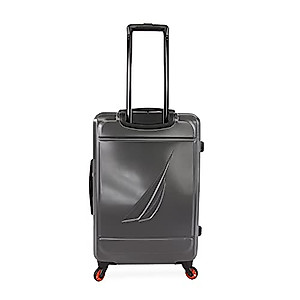 Nautica Roadie 3pc Hardside Luggage Set, Grey/Orange