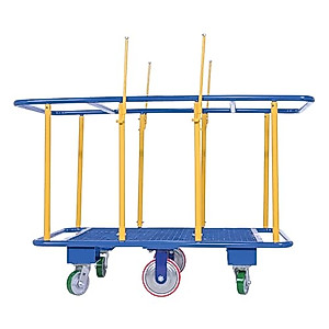 Vestil PANEL-H Horizontal Panel Cart, 2,000-lb. Load Capacity, Overall W x L x H (in.) 32-1/16 x 63-1/2 x 51-3/8,