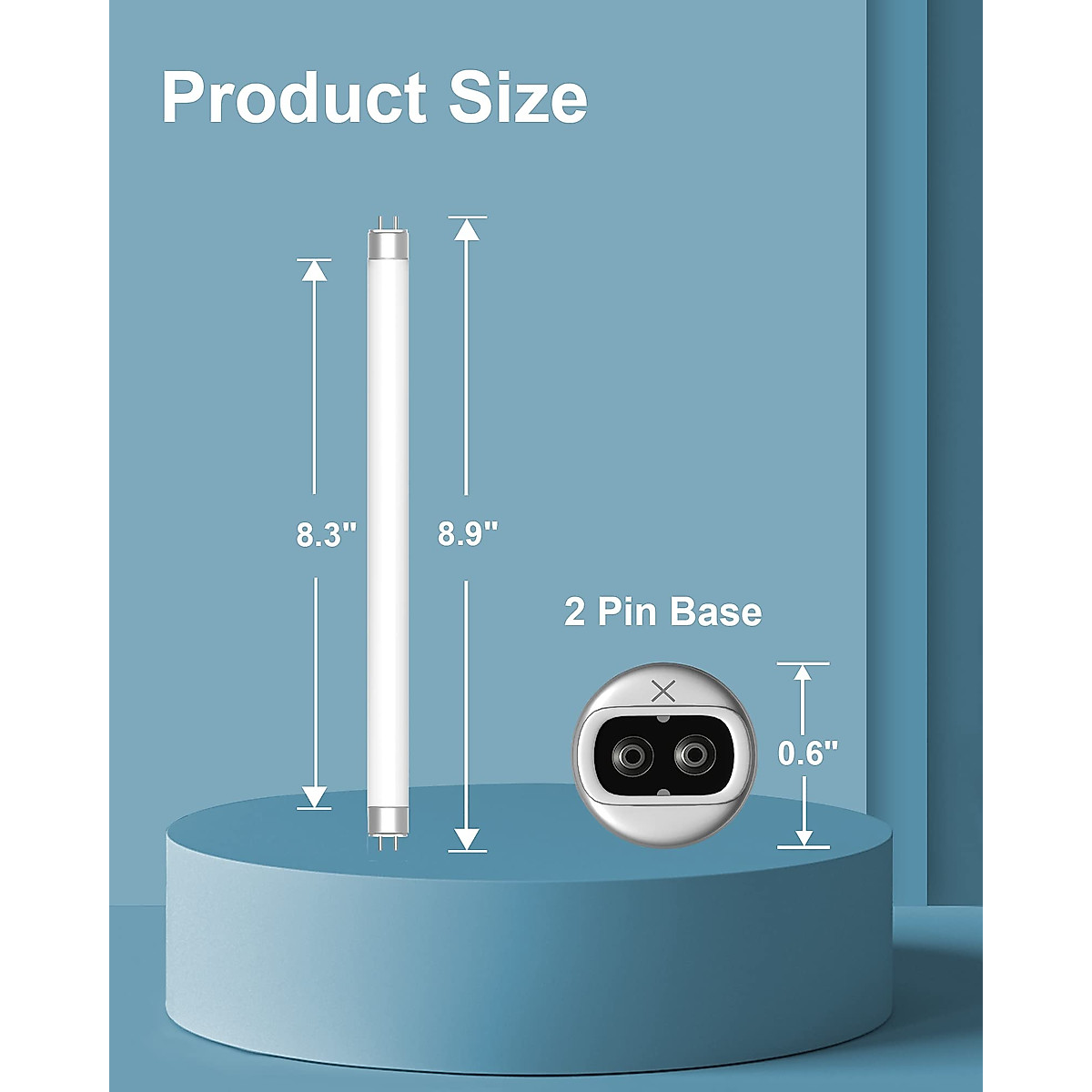 Shootingstar 4 Pack 32050 Replacement Bulbs Compatible with Dyna Trap DT2000XLP DT2000XL DT3012, T5 6W Dyna Trap 1 Acre Mosquito & Flying Insect Trap Replacement UV Bulb