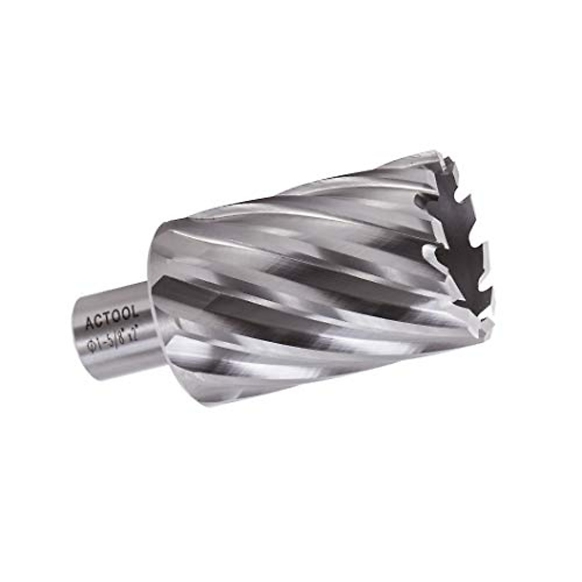 ACTOOL 1-5/8" Diameter × 2" Depth of Cut HSS ANNULAR CUTTER with 3/4'' Weldon Shank
