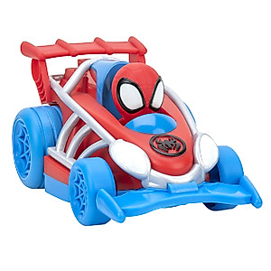 Marvel Spidey and His Amazing Friends Webbed Wheelie Vehicle - Features Built-in Spidey Super Hero