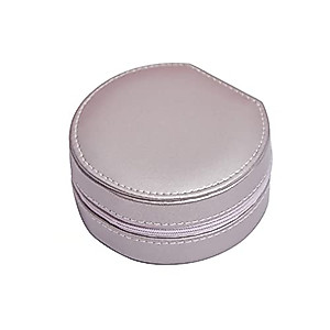 MILEVO Jewelry Organizer,PU Travel Jewelry Box Storage Case Necklace Earrings Rings Portable Jewelry Organizer Display Storage Case Organizer for Women Girls