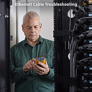 Fluke Networks - 5018513 MS-POE-KIT MicroScanner Copper Cable Verifier & PoE tester for RJ-45 Category 5-6A Ethernet Cables, Includes IntelliTone Pro 200 & Remote ID Kit