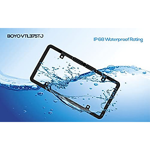 BOYO VISION VTL375TJ - Ultra Slim Full-Frame License Plate Backup Camera with Active Parking Lines (Black)