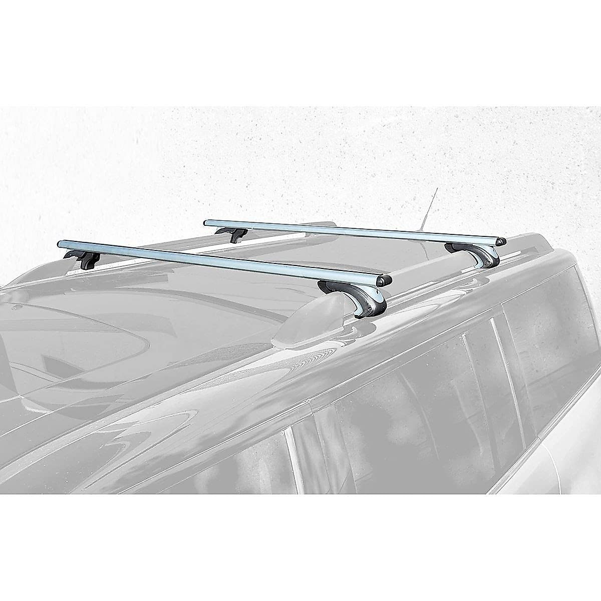 Universal Aluminum Rooftop Set of Cross Bars Racks Holds up to 150 lbs Aerodynamic, Low-Profile Haul Master