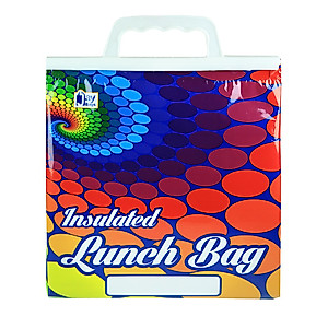 Jay Bags Lunch Reusable Insulated Food Bag, Dots